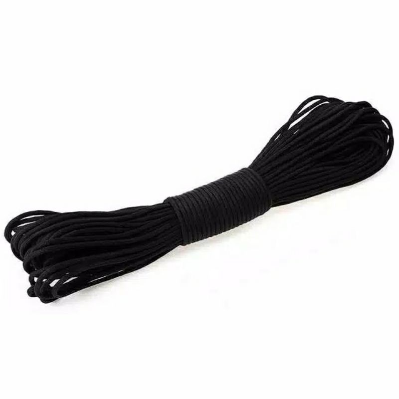 Jual Tali Paracord Hitam Polos | Shopee Indonesia