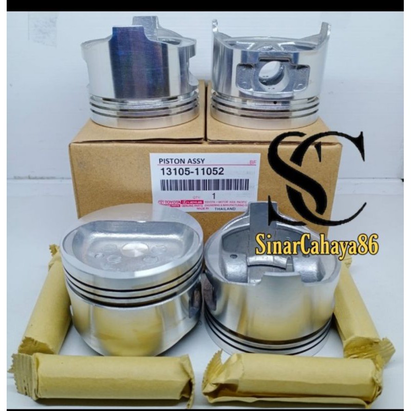 Jual PISTON ASSY SET TOYOTA COROLLA SE SALON 1986-1987 BARU ORI GARANSI | Shopee Indonesia