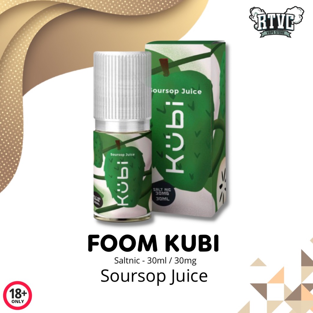 Jual KUBI Soursop Juice Salt 30ml 30mg by FOOM X Vapeboss Liquid Saltnic | Shopee Indonesia