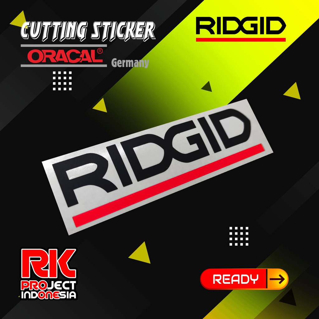 Jual RIDGID CUTTING STICKER / STIKER ORACAL 651 / ORAFOL 6510 | Shopee ...