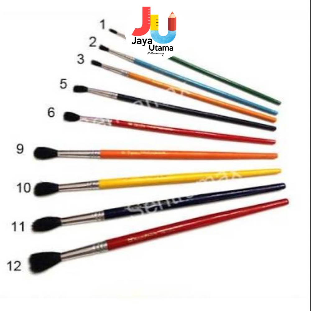 Jual Kuas Lukis Pagoda Hitam No 1-12 | Shopee Indonesia
