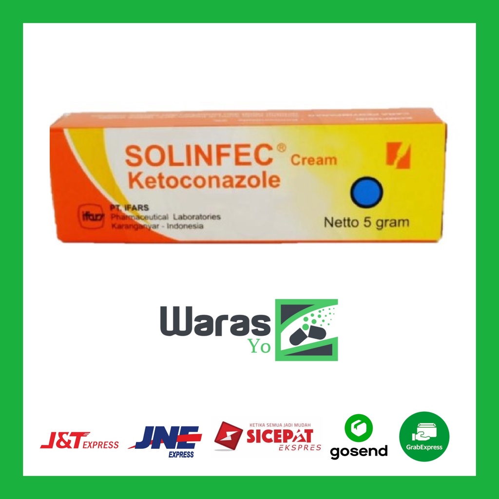 Jual [SW] Solinfec Cream 5 g / SOLINFEC CREAM / SOLINFEC KETOCONAZOLE ...