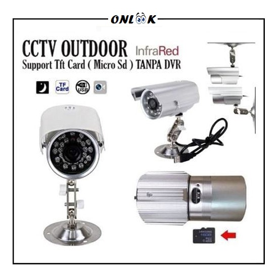 Jual Camera CCTV Outdoor Memory Card 720P Spy Cam Micro SD Kamera ...