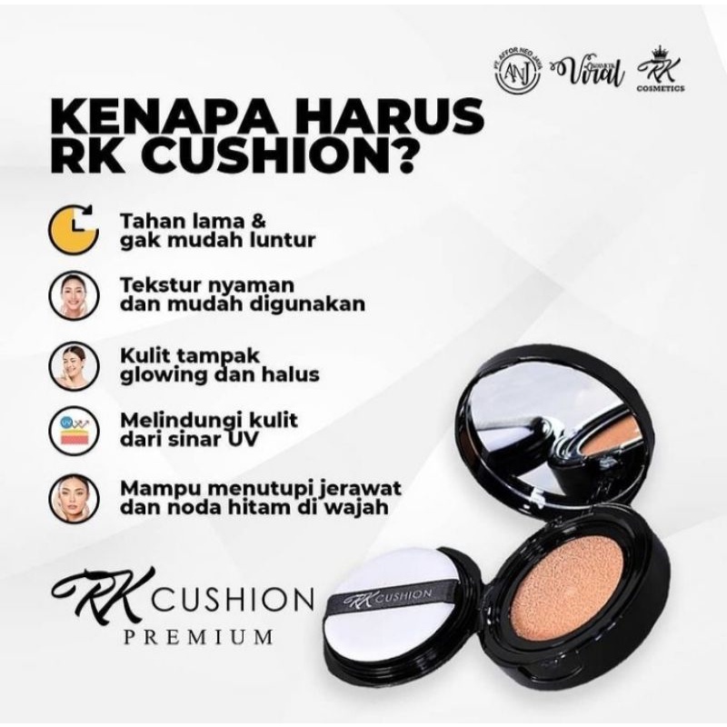 Jual RK Cushion Premium BPOM Original (Glowing Sepanjang Hari) | Shopee ...