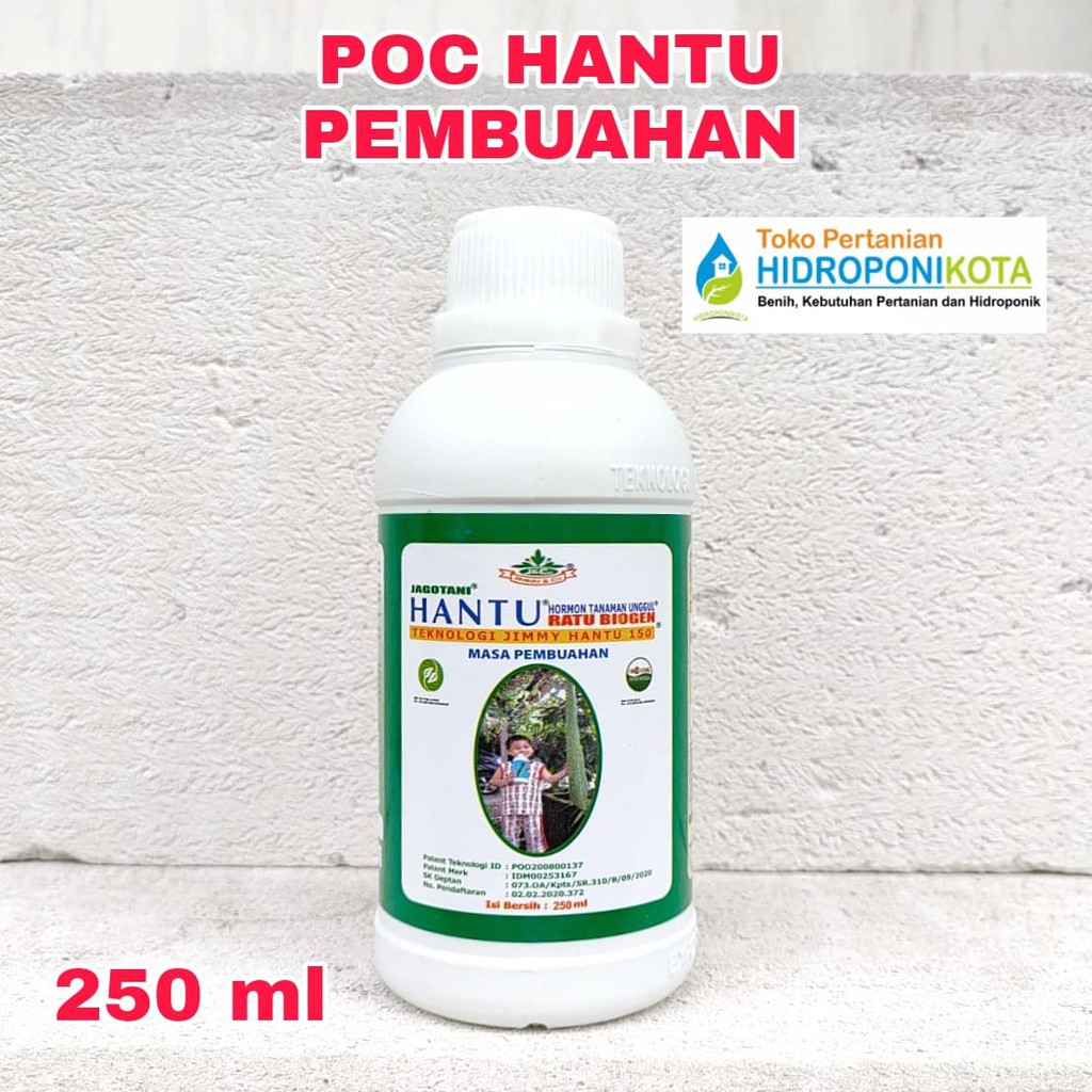 Jual pupuk HANTU PEMBUAHAN 250 ML - pupuk organik cair - pupuk buah ...
