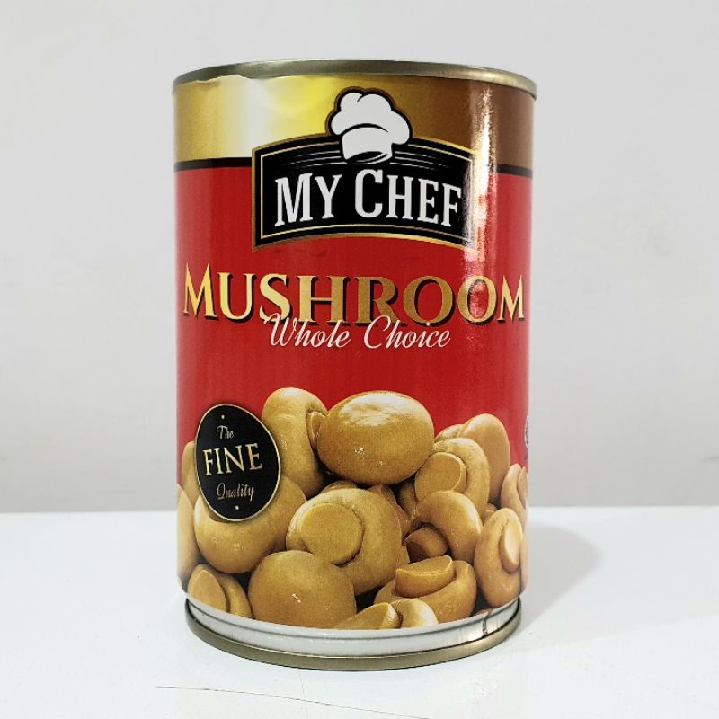 Jual My Chef Whole Mushroom Jamur Kancing 425g | Shopee Indonesia