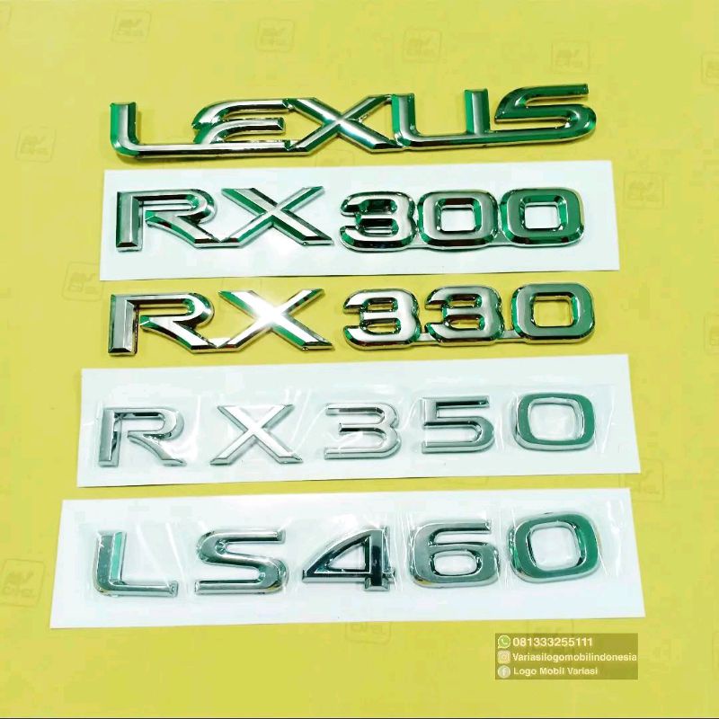 Jual Emblem logo toyota LEXUS RX300 RX330 RX350 LS460 ukuran original ...