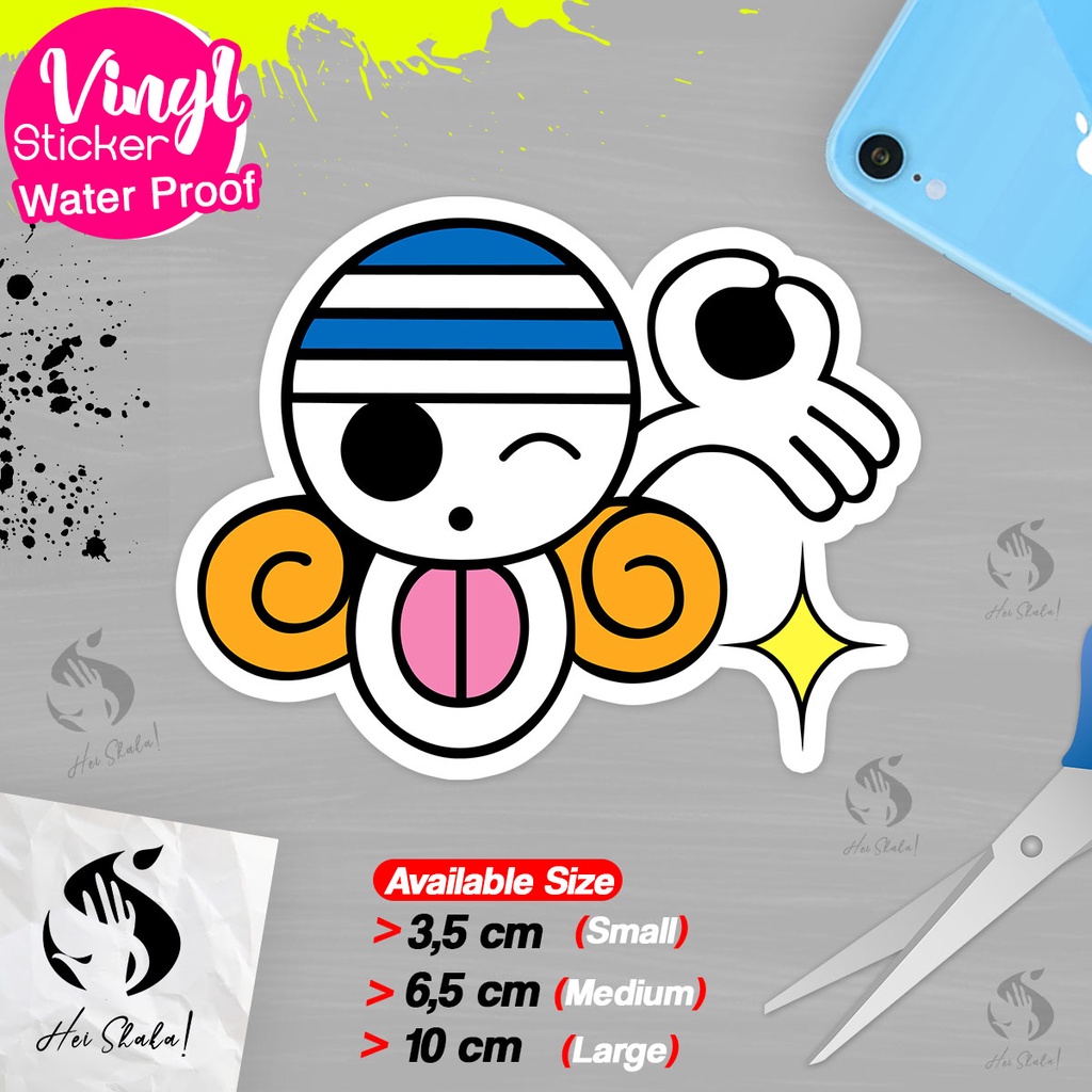 Jual Stiker One Piece Nami Pirate Flag Logo Sticker Anime Jepang Bahan ...