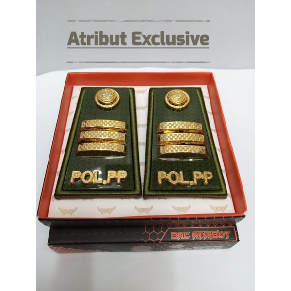 Jual TANDA PANGKAT POLPP POL PP SAT POL SATPOL GOLONGAN 3C | Shopee ...
