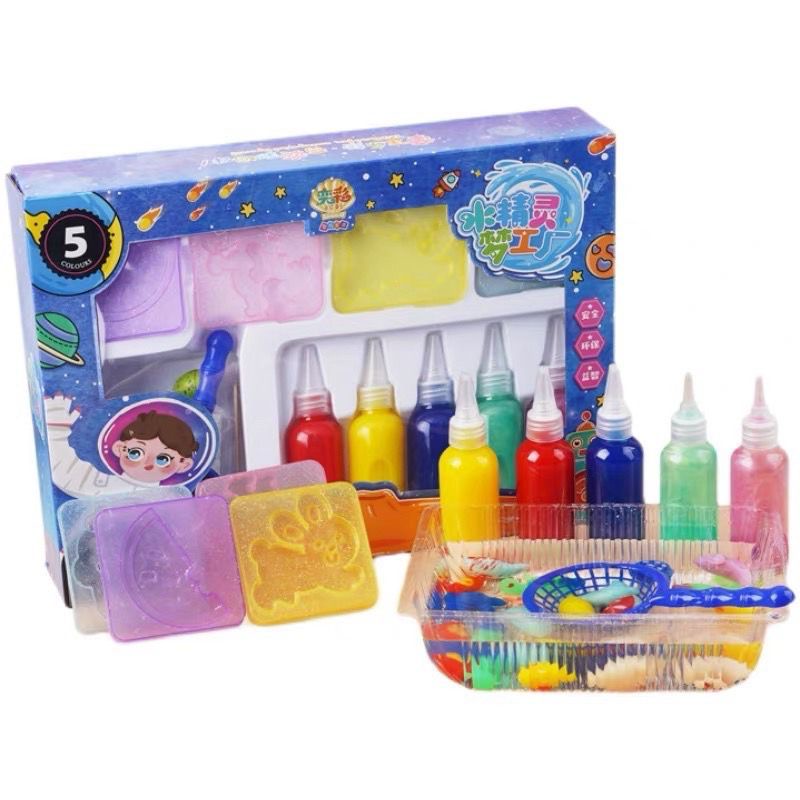 Jual DIY Water Jelly Set Box Magic Waterscape Stem Project Toys ...