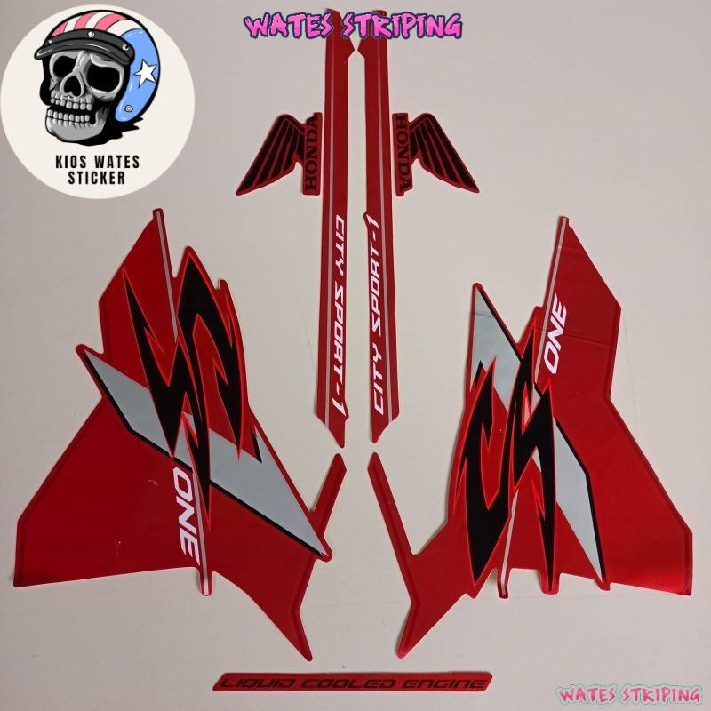 Jual Striping Decal Polet Sticker honda cs1 cs one csone cs 1 stiker ...