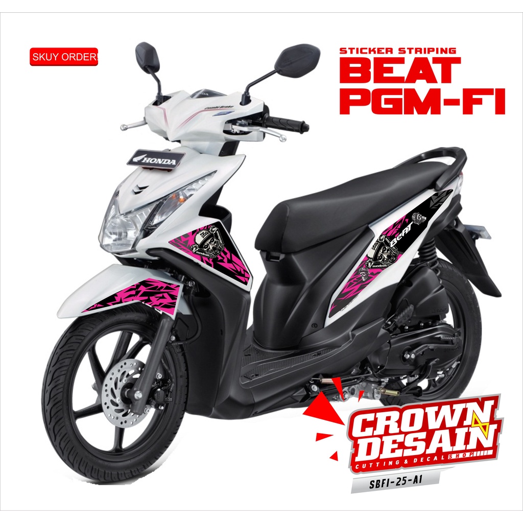 Jual Stiker Striping Beat FI - Stiker Honda Beat - Striping Honda Beat ...