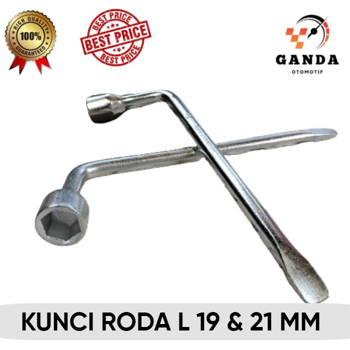 Jual KUNCI RODA MOBIL MODEL L UKURAN 19 & 21 MM | Shopee Indonesia
