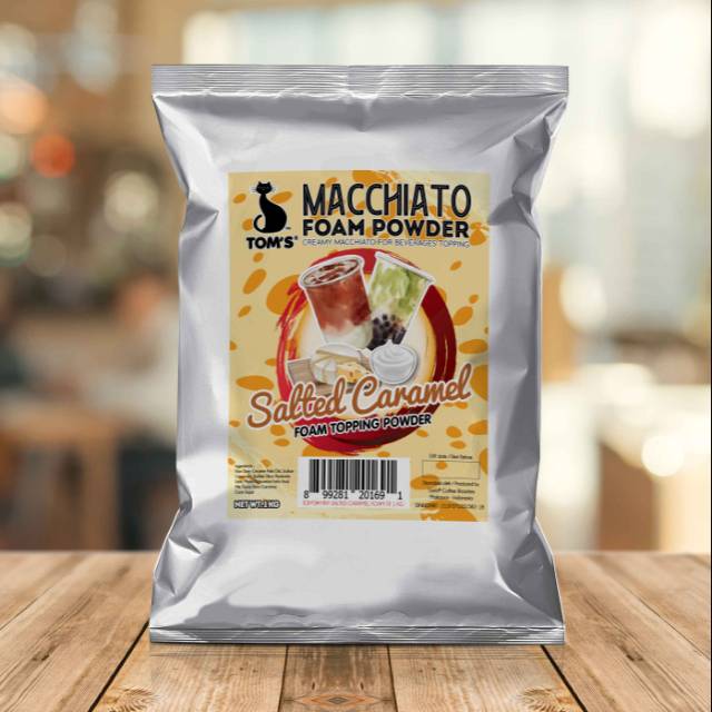 Jual Macchiato Foam/Cream Topping Powder 500g - Salted Caramel | Shopee ...