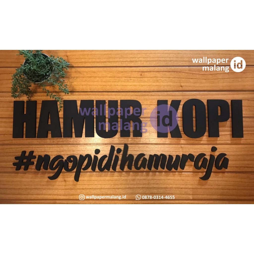 Jual 20cm HURUF TIMBUL / PAPAN NAMA / LABEL NAMA / LETTER SIGN / NAME ...