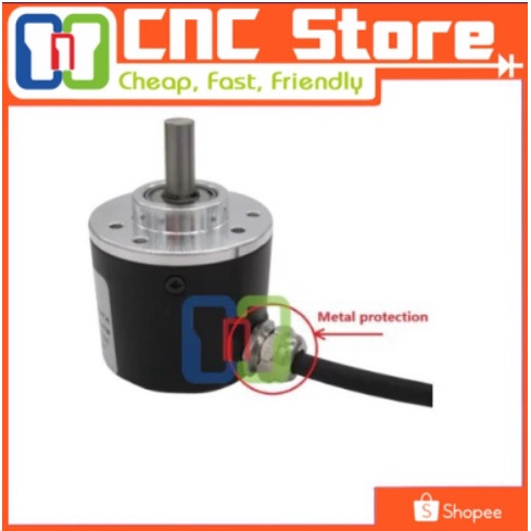 Jual [MTR-0009] Rotary Encoder 400 Pulses Per Rotation Enkoder PPR ...