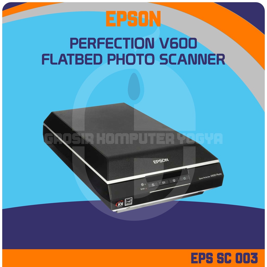 Jual Epson Perfection V600 A4 6400 x 9600 dpi Flatbed Photo Scanner ...