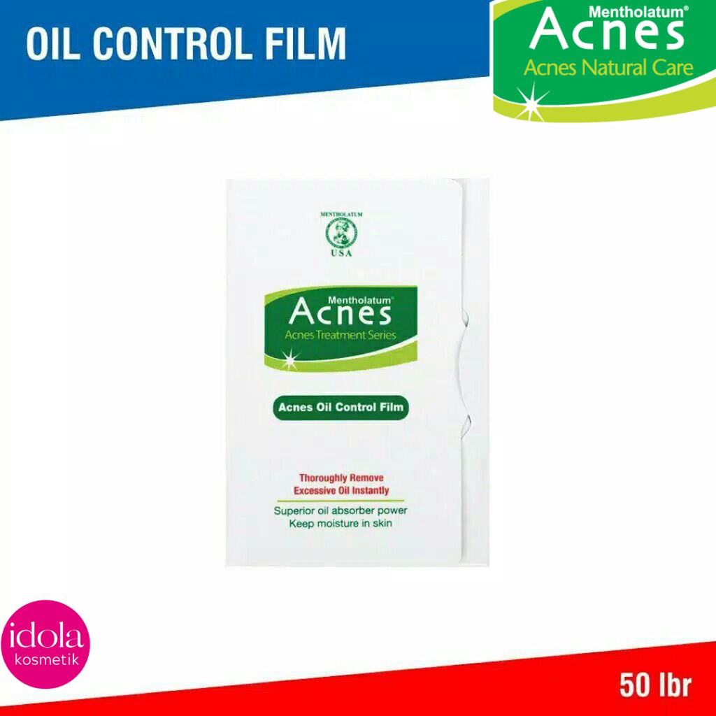 Jual Acnes Oil Control Film Isi 50 lembar / Kertas Minyak | Shopee ...