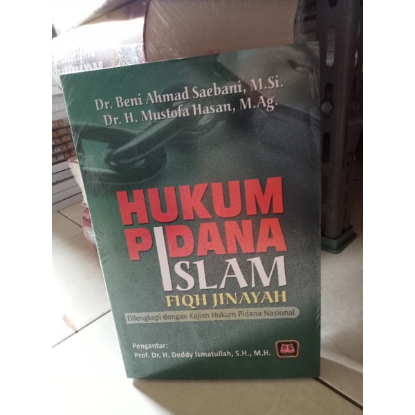 Jual HUKUM PIDANA ISLAM FIQH JINAYAH ~ PUSTAKA SETIA | Shopee Indonesia