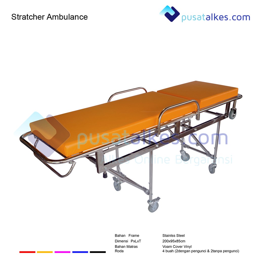Jual Tandu Brankar / Stretcher Ambulance Rumah Sakit | Shopee Indonesia