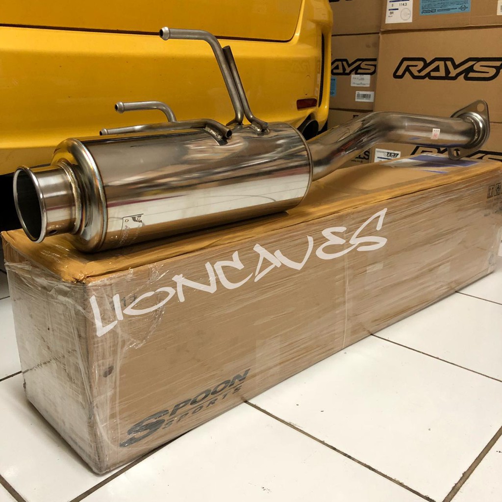 Jual Original Spoon Tail Silencer N1 Muffler Knalpot for Civic FD ...