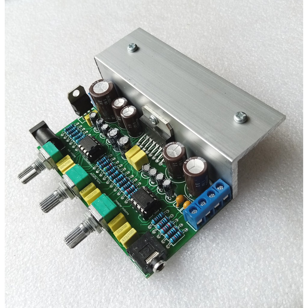 Jual Modul 2.1 TDA7377 2x 15W Plus 2x JRC4558 Filter Subwoofer 30w ...