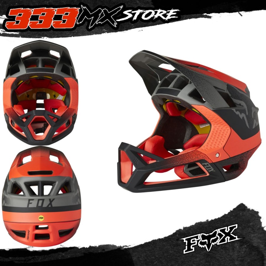 Jual HELM MTB FOX PROFRAME ORANGE BLACK 2022 HELM SEPEDA MTB FOX ...