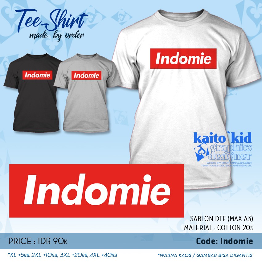 Jual Kaos SUPREME INDOMIE SUPERMIE Plesetan Meme Sablon DTF | Shopee ... Jual Kaos SUPREME INDOMIE SUPERMIE Plesetan Meme Sablon DTF | Shopee ...