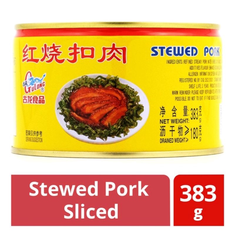 Jual GULONG Stewed Pork Sliced Samcan 383gr Exp BARU 2027/ Daging ...