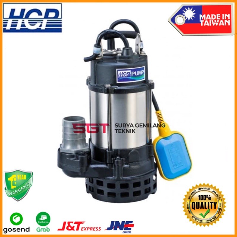 Jual Pompa Celup Kolam Ikan HCP F-05AF Submersible Pump Air Kotor Limbah HCP F 05AF Sewage Pump ...