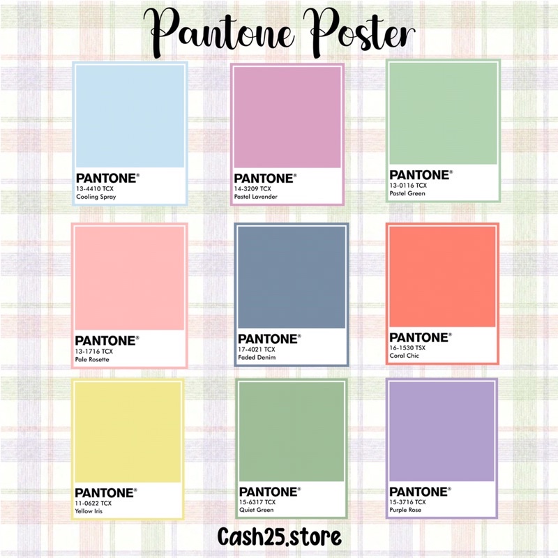 Jual PANTONE POSTER BEBAS CUSTOM WARNA | Shopee Indonesia