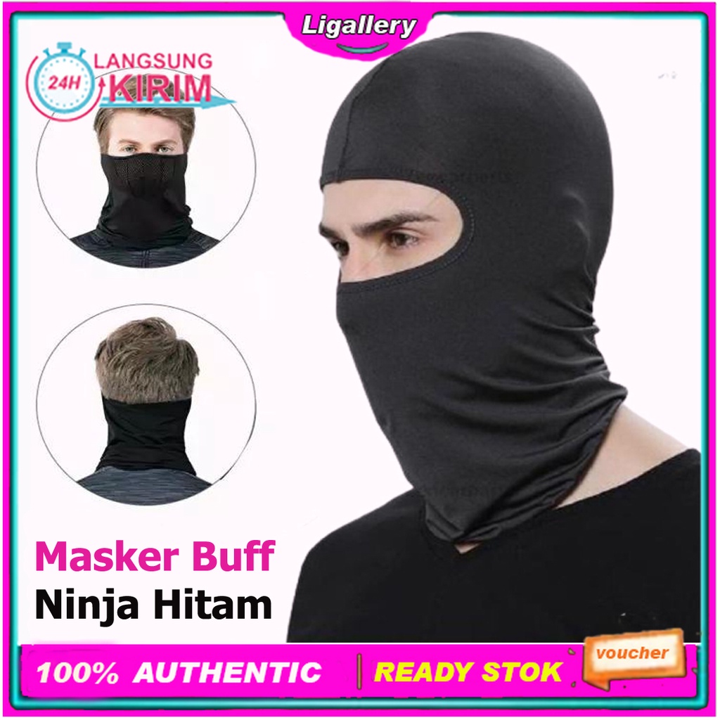 Jual [BISA COD] 1Pcs Masker Buff Ninja Full Face Balaclava Topeng Ninja ...