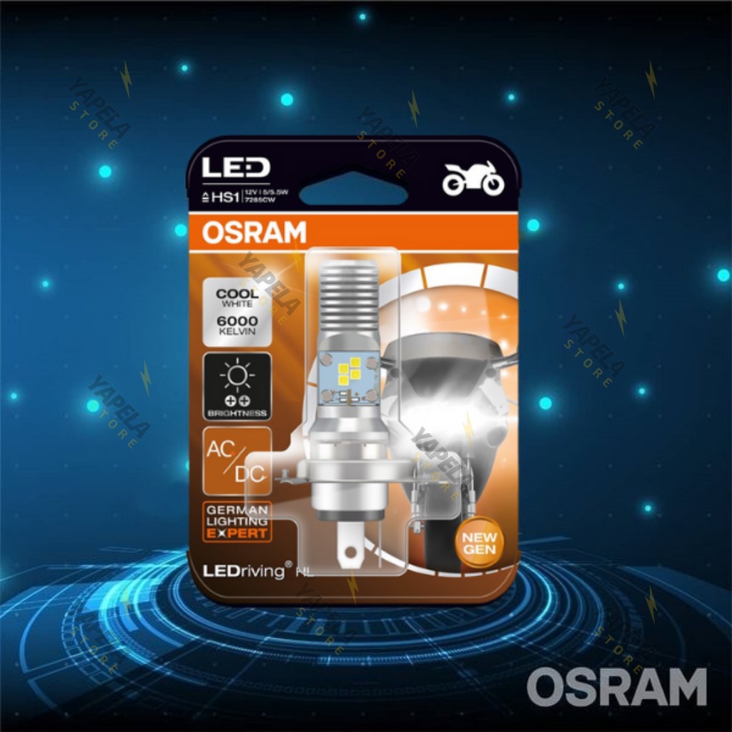Jual Lampu Depan LED H4 Motor Jupiter MX King, R15, Mega Pro Kaki 3 HS1/H4 OSRAM Original ...