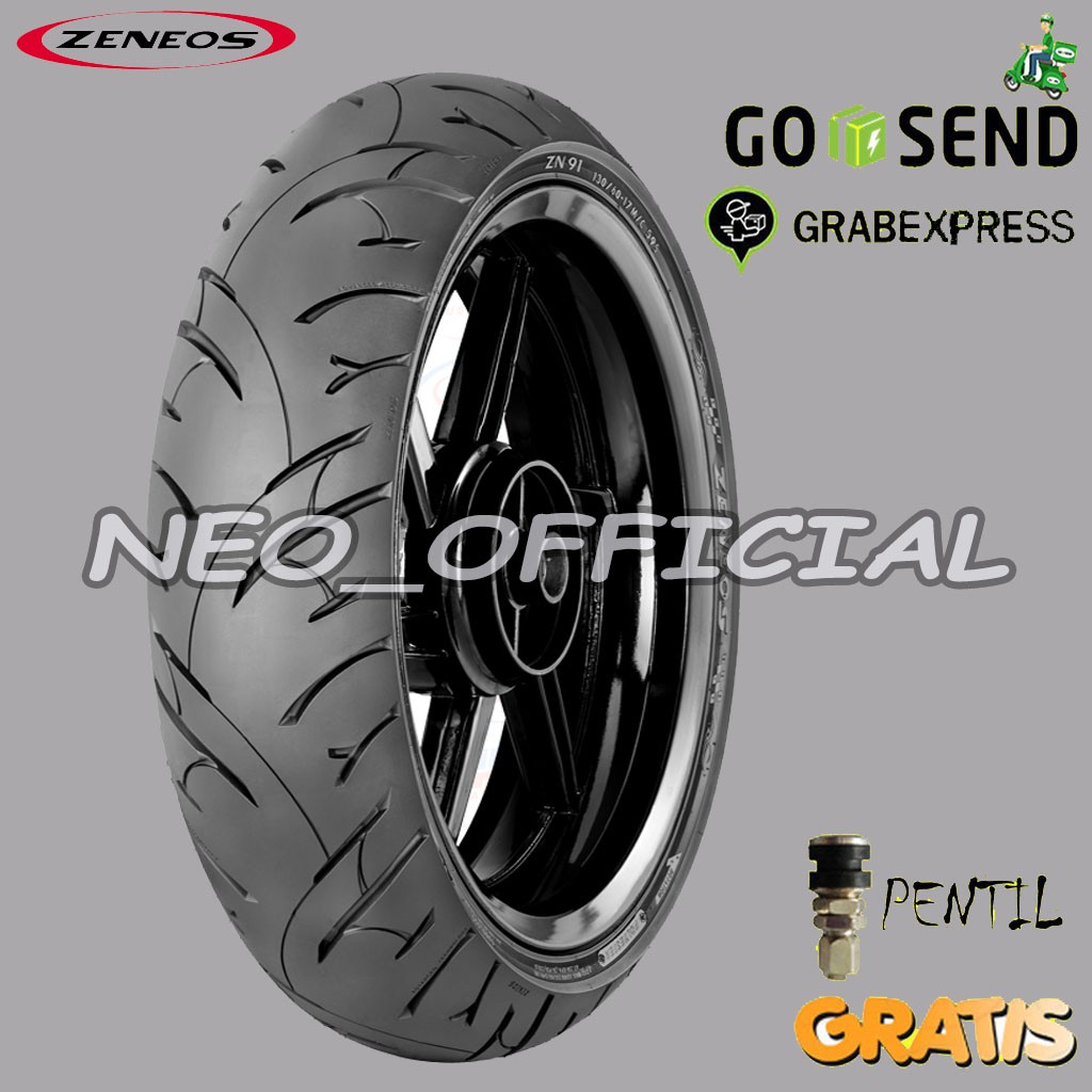 Jual BAN MOTOR ZENEOS ZN91 90/80 RING 18 TUBELESS | Shopee Indonesia