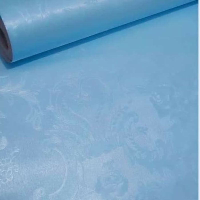 Jual WALLPAPER DINDING BIRU BERTEKSTUR MOTIF BATIK ELEGANT | Shopee ...