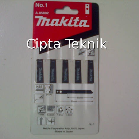 Jual Mata jigsaw Makita Asli No 1 Jig Saw Blade Nomor 1 Japan Potong ...