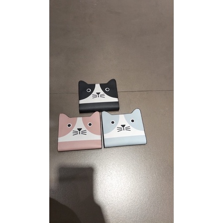 Jual CARD HOLDER MINISO KITTY DOMPET KARTU KUCING BLACK PINK BLUE ...