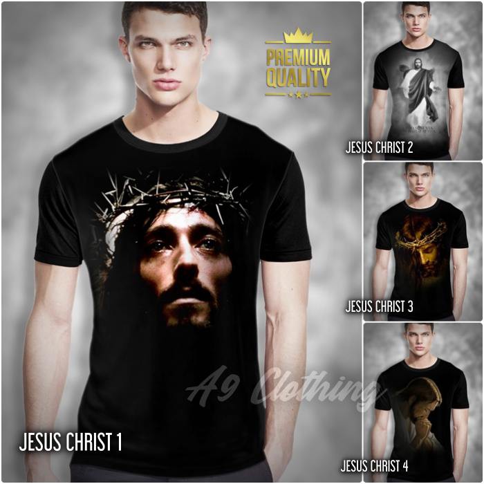 Jual KAOS ROHANI YESUS Baju Kaos Rohani Kristen Jesus Tshirt Distro ...