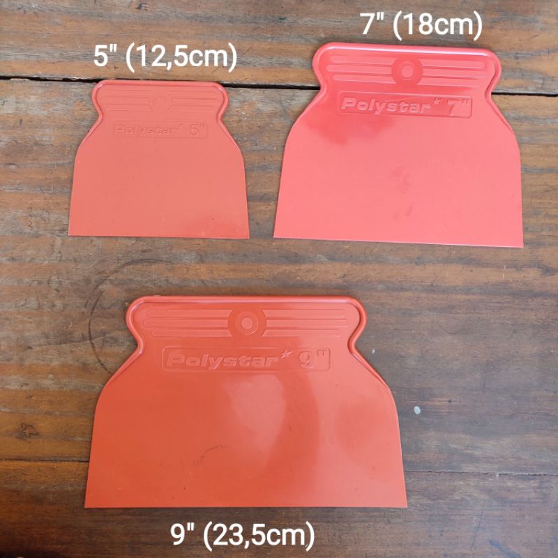 Jual Kapi Kape Plastik 5" 7" 9" inch Sliper Scrapper skraper skrap pvc ...