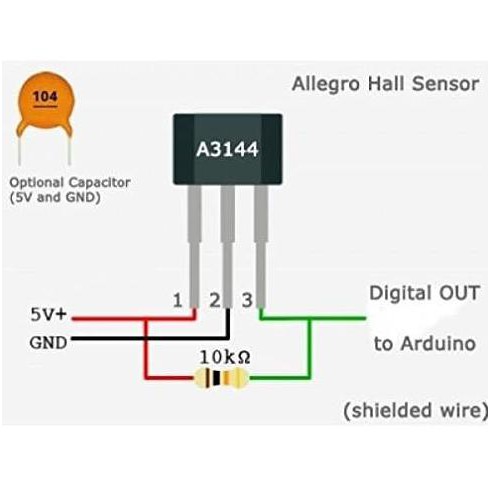 Jual A3144 Oh3144 Y3144 Sensitive Hall Effect Sensor Motor A 3144 Magnet Inwer2419 Ayo Order ...