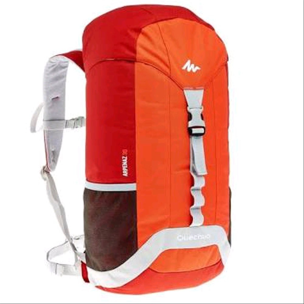 Jual Original Tas Quechua Arpenaz 30 L Hiking Backpack Semi Carrier Red ...