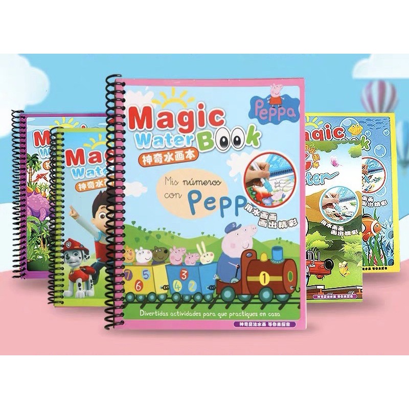 Jual Magic Water Colouring Book / Buku Mewarnai Magic | Shopee Indonesia