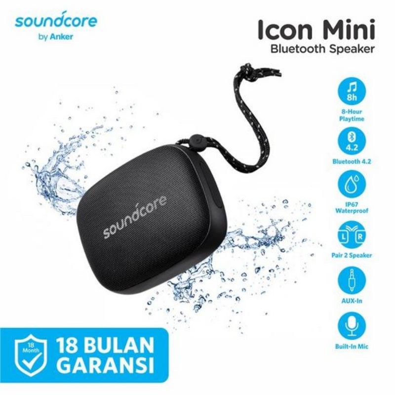 Jual Speaker anker soundcore icon mini original garansi resmi | Shopee ...