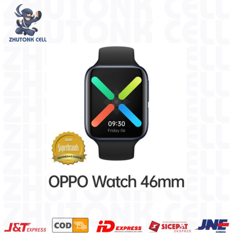 Jual OPPO Watch 46mm - AMOLED Curved Display - VOOC Flash Charge ...