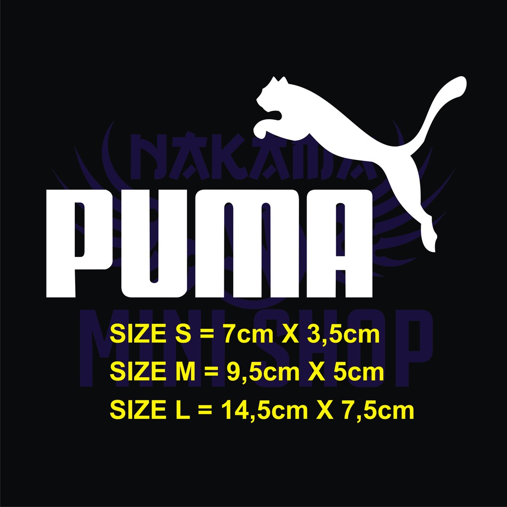 Jual Cutting sticker emblem motor mobil Puma | Shopee Indonesia