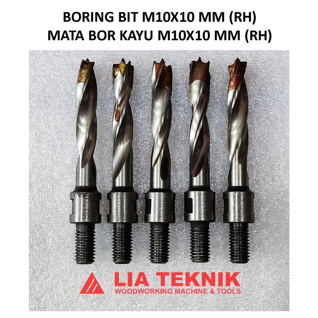 Jual M10x10 (RH) Drill Threaded Shank | Mata Bor Kayu Drat | Taiwan ...