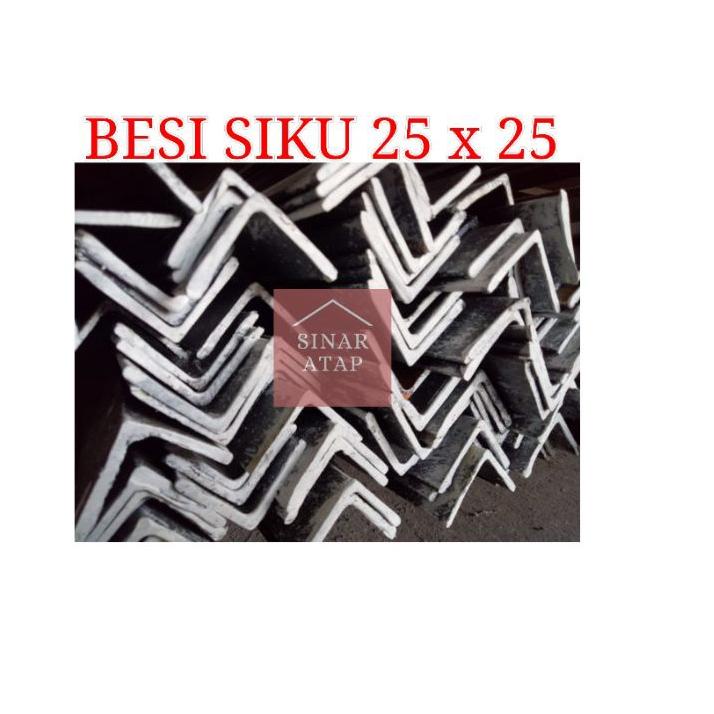 Jual BESI SIKU 25 x 25 panjang 6 Meter | Shopee Indonesia