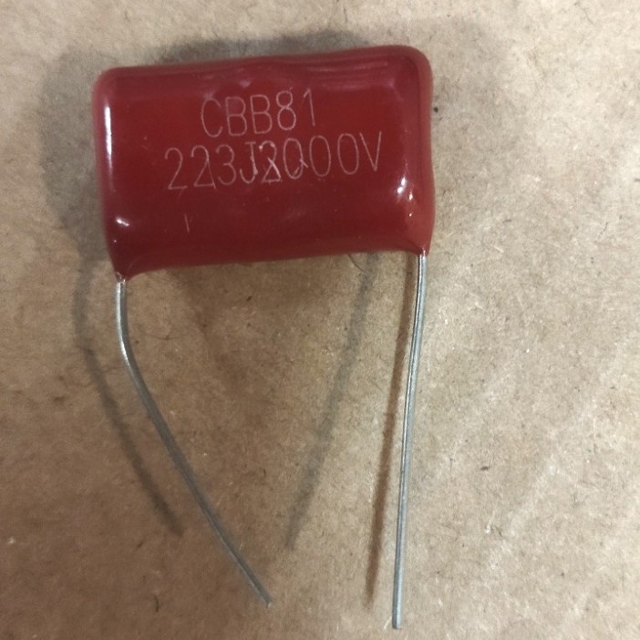 Jual CAPASITOR MILAR 223 J 2000V KAPASITOR MYLAR 223J 2KV 20 NANO 2000 ...