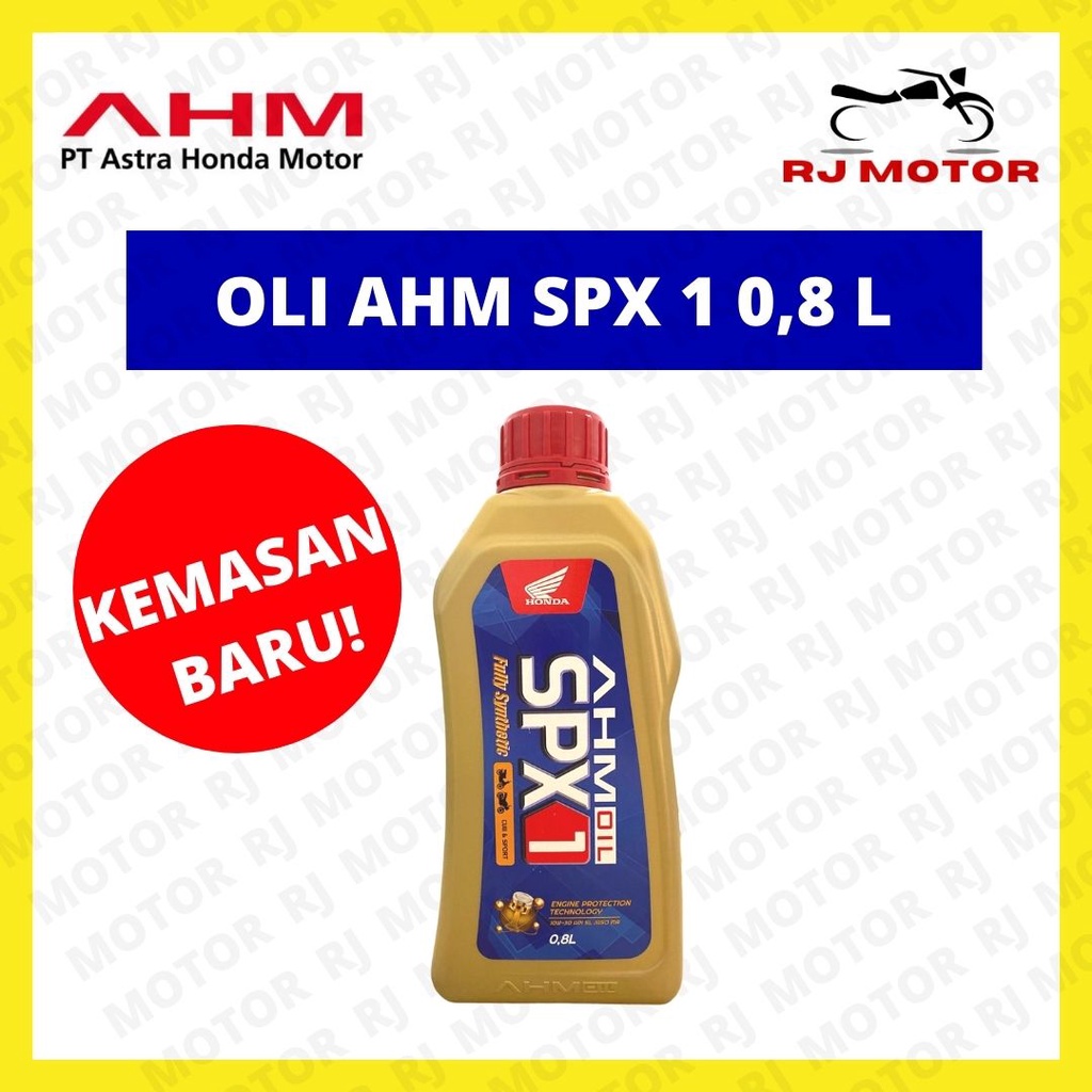Jual OLI AHM SPX 1 0,8 L OLI MOTOR ASLI HONDA AHM 800ml JAMINAN ASLI ...