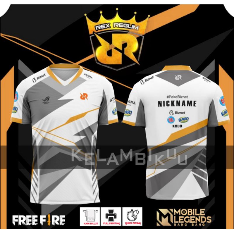 Jual JERSEY RRQ TERBARU 2021/BAJU GAME MURAH/BAJU RRQ 2021/GRADE ORI ...